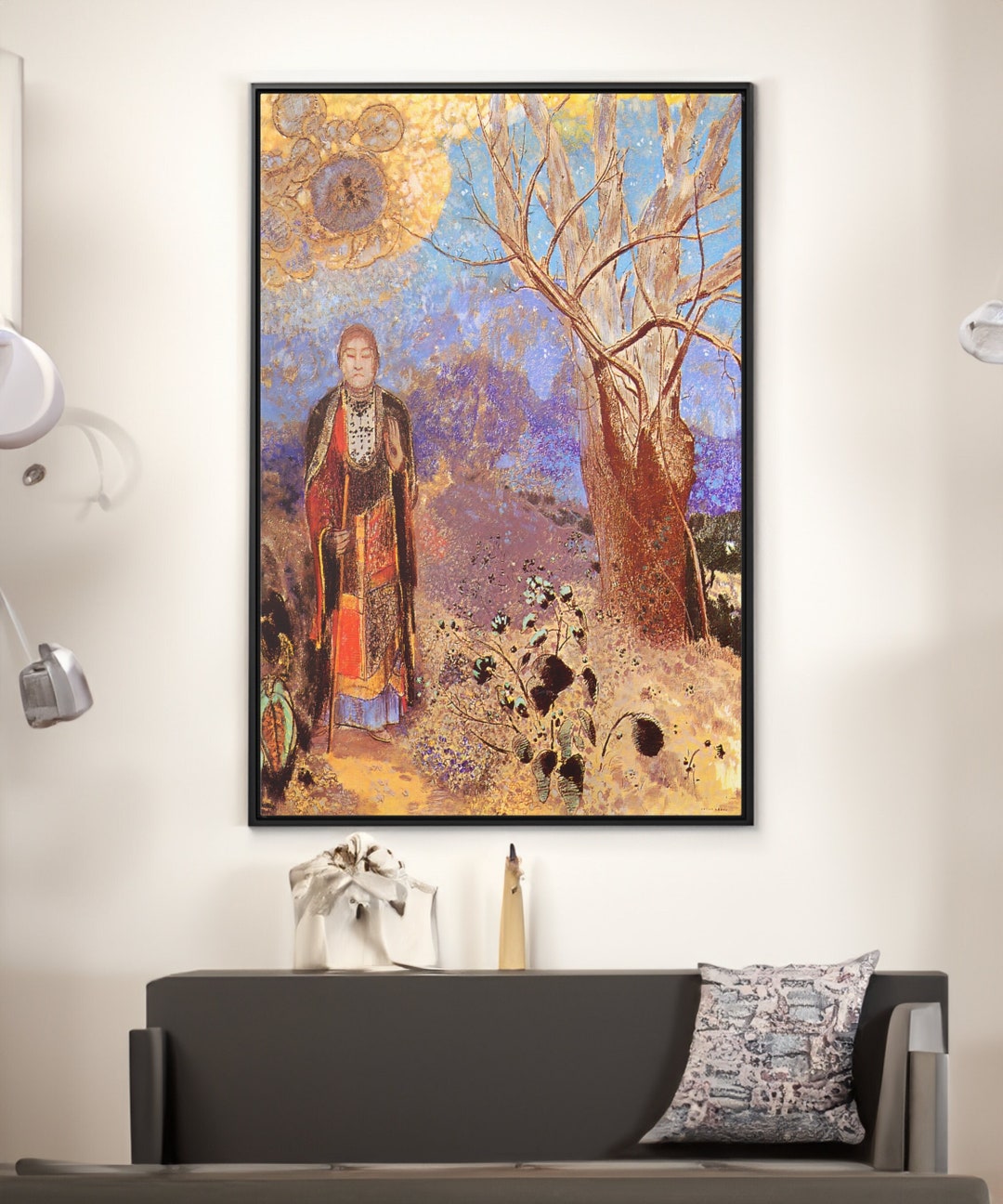 Odilon Redon the Buddha Canvas/poster Wall Art Reproduction, Symbolism ...