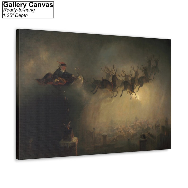 Santa Claus by William Holbrook Beard Canvas/poster Wall Art ...