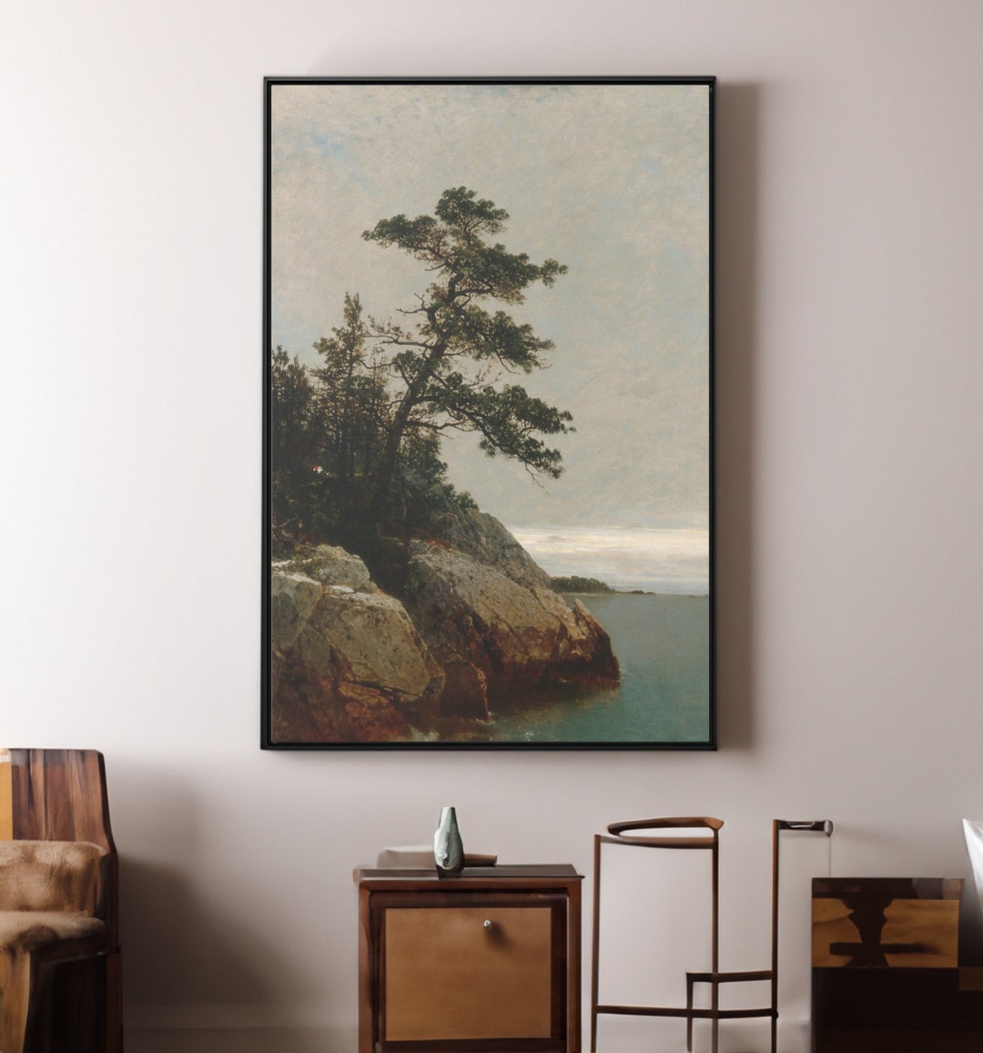 John Frederick Kensett 'the Old Pine' Landscape Painting Art Print - Etsy