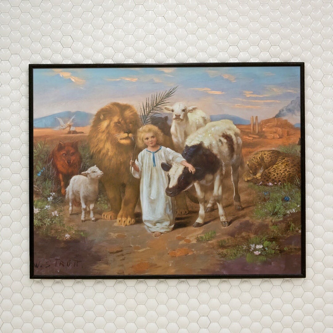 William Strutt Peace Canvas/poster Wall Art Reproduction, A Little ...