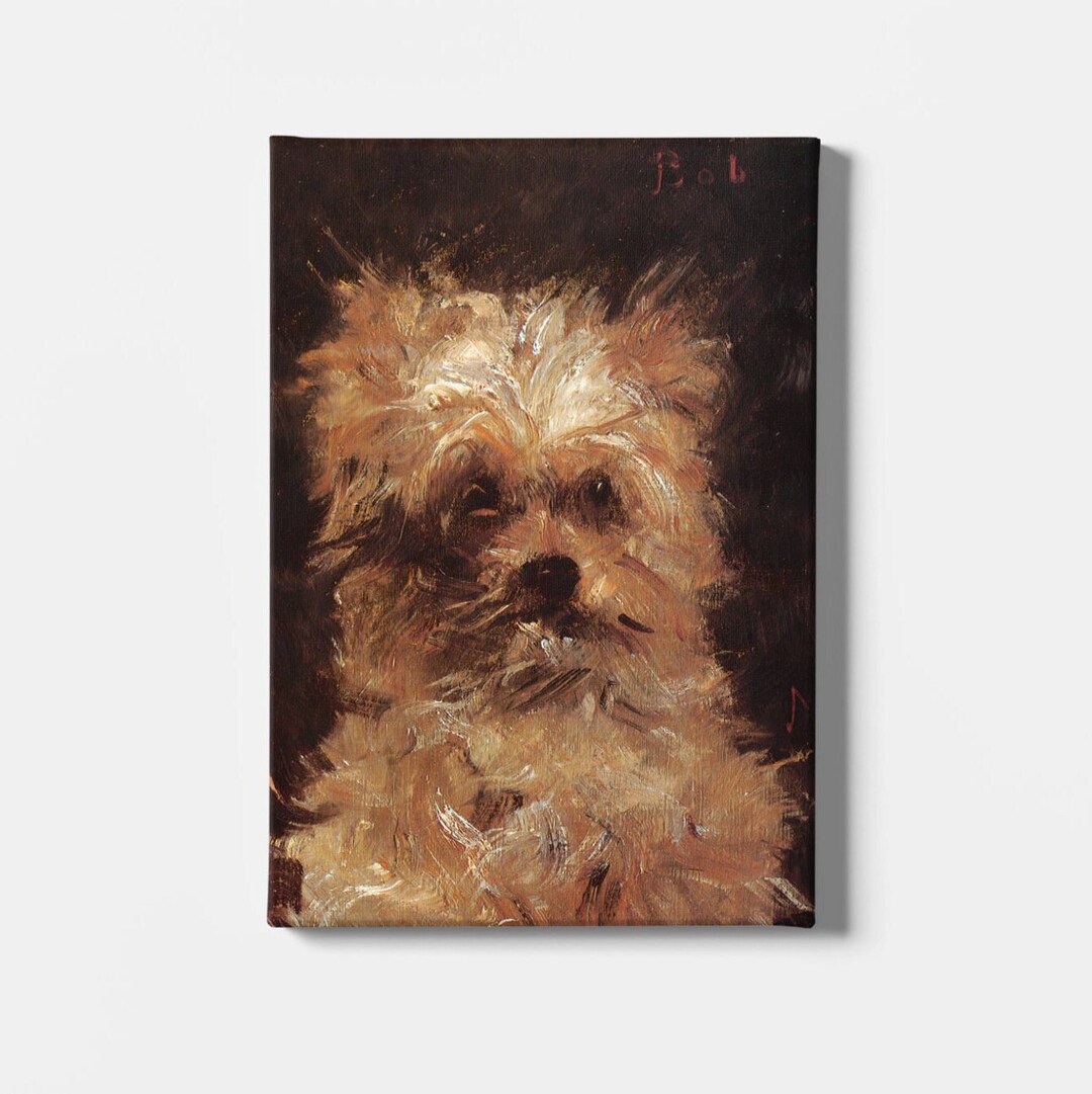 Edouard Manet Bob Canvas Wall Art Reproduction Abstract Dog - Etsy