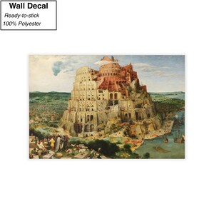 The Tower of Babel by Pieter Bruegel Canvas/poster Wall Art ...