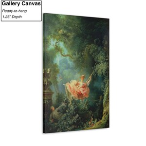 Fragonard the Swing Canvas/poster Wall Art, Rococo Art, French Art Deco ...