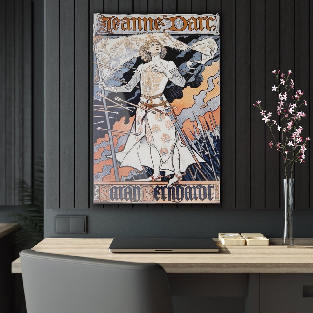 Eugene Grasset Sarah Bernhardt canvas/poster kunst - Etsy Nederland
