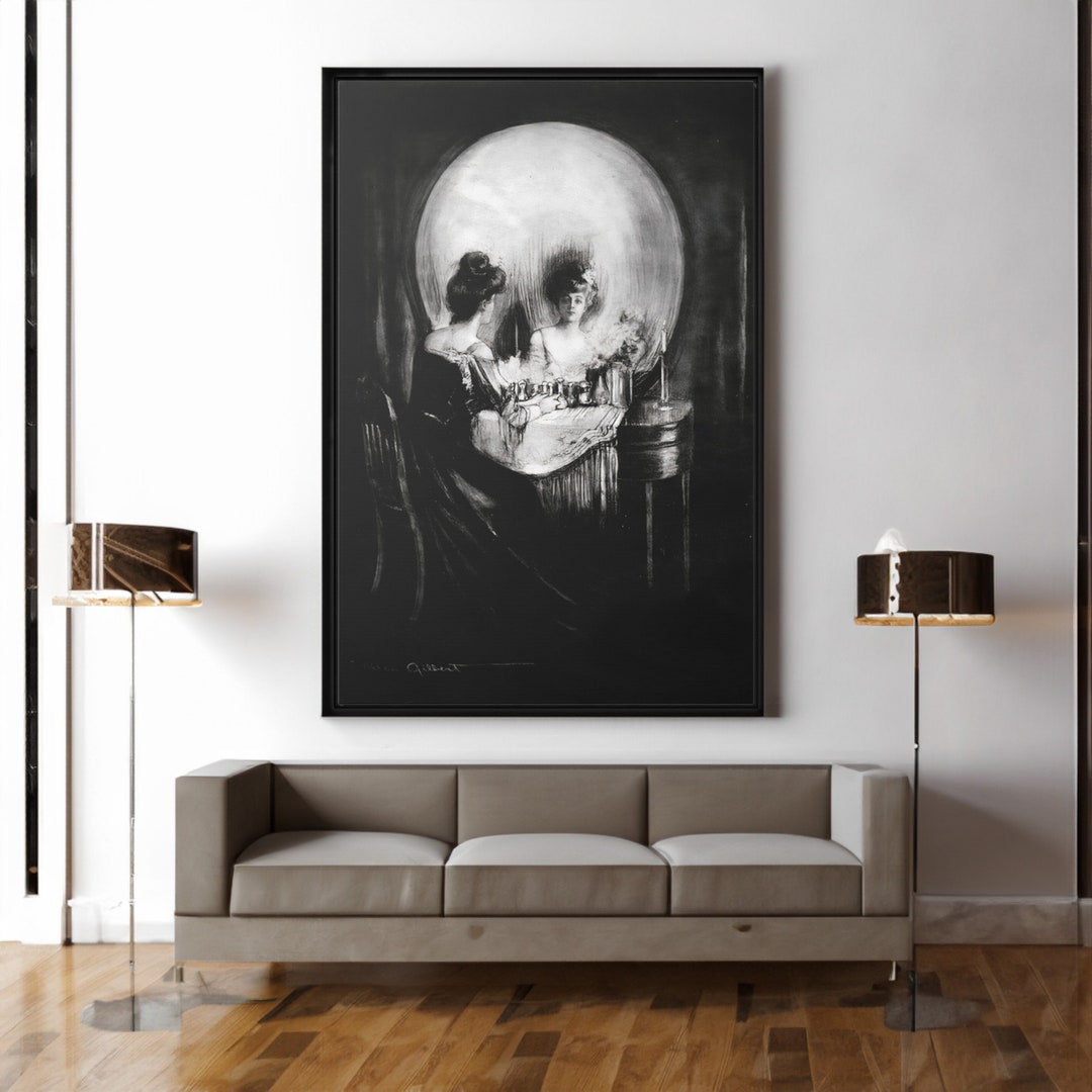 All is Vanity by Charles Allan Gilbert Canvas/poster Wall Art ...
