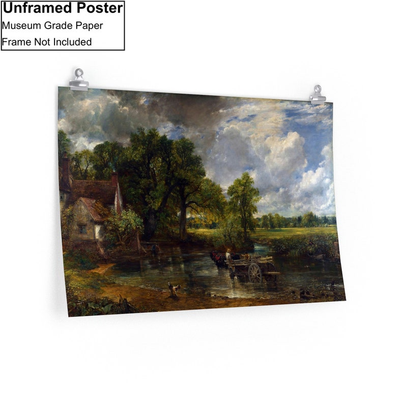 John Constable the Hay Wain Canvas/poster Art Reproduction - Etsy