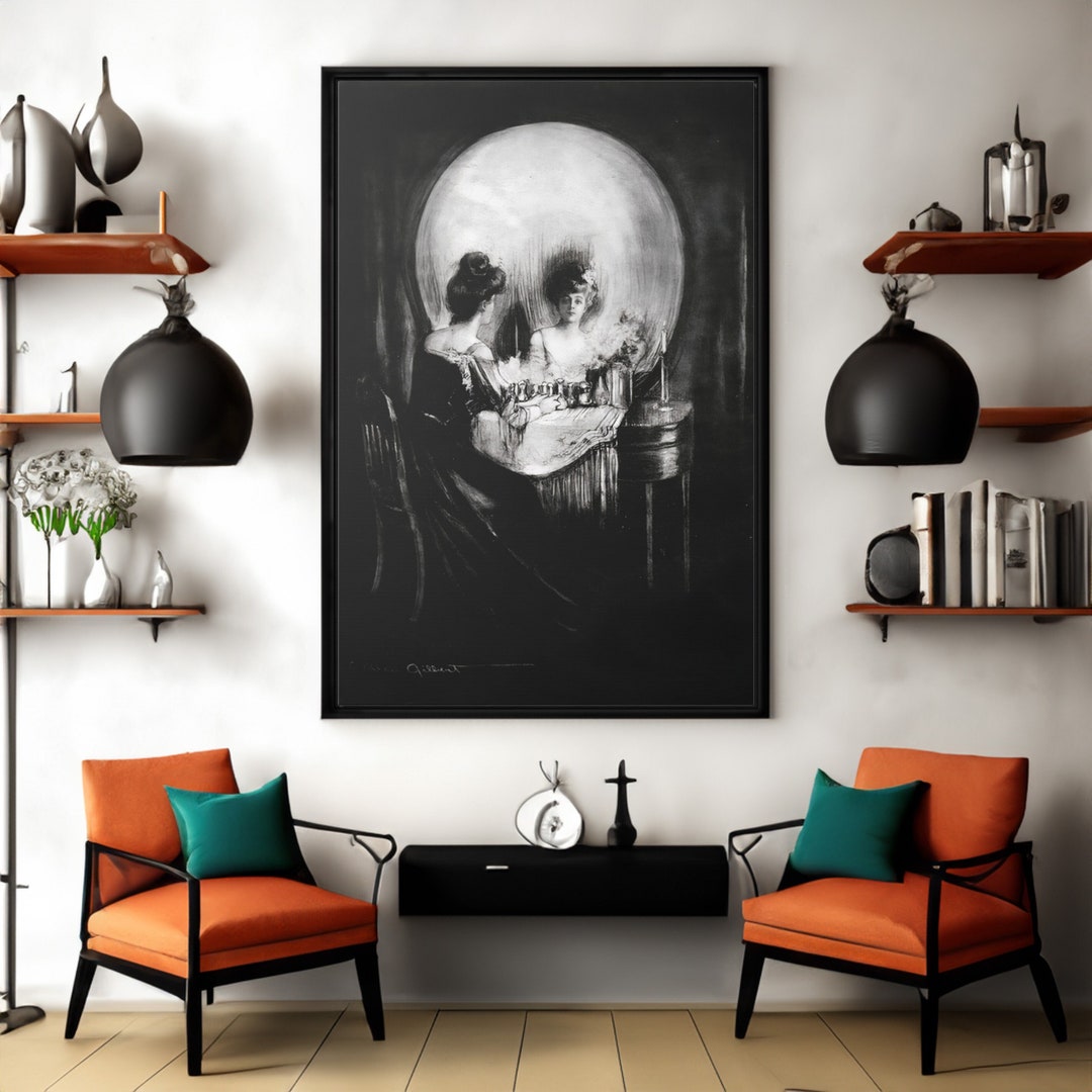 Charles Allan Gilbert All is Vanity Canvas/poster Wall Art Reproduction ...