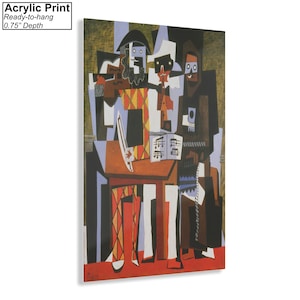 Three Musicians by Pablo Picasso Canvas Wall Art Reproduction, Cubism ...