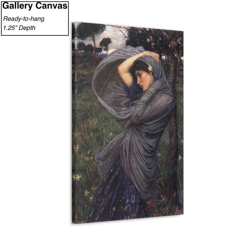 Waterhouse Boreas Art Print: Romantic Mythology Wall Decor - Etsy