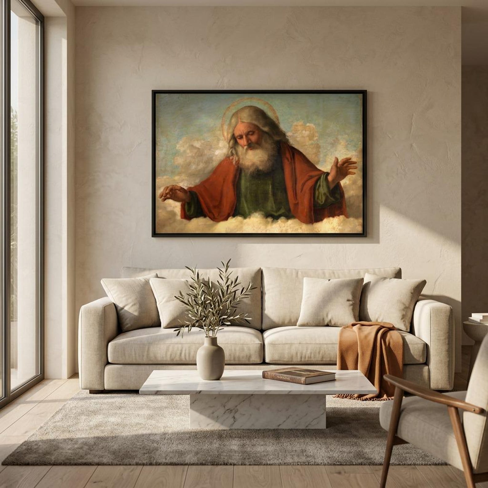 God the Father by Cima Da Conegliano Canvas/poster Wall Art ...
