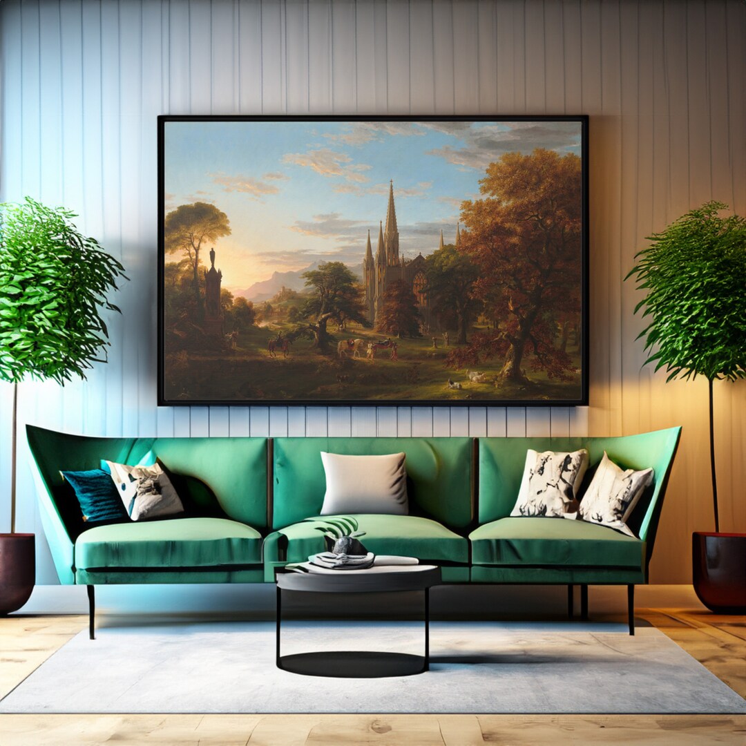 Thomas Cole the Return Canvas/poster Wall Art Reproduction, American ...