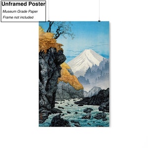 Foot of Mount Ashitaka (1932) by Hiroaki Takahashi Canvas/poster Wall ...