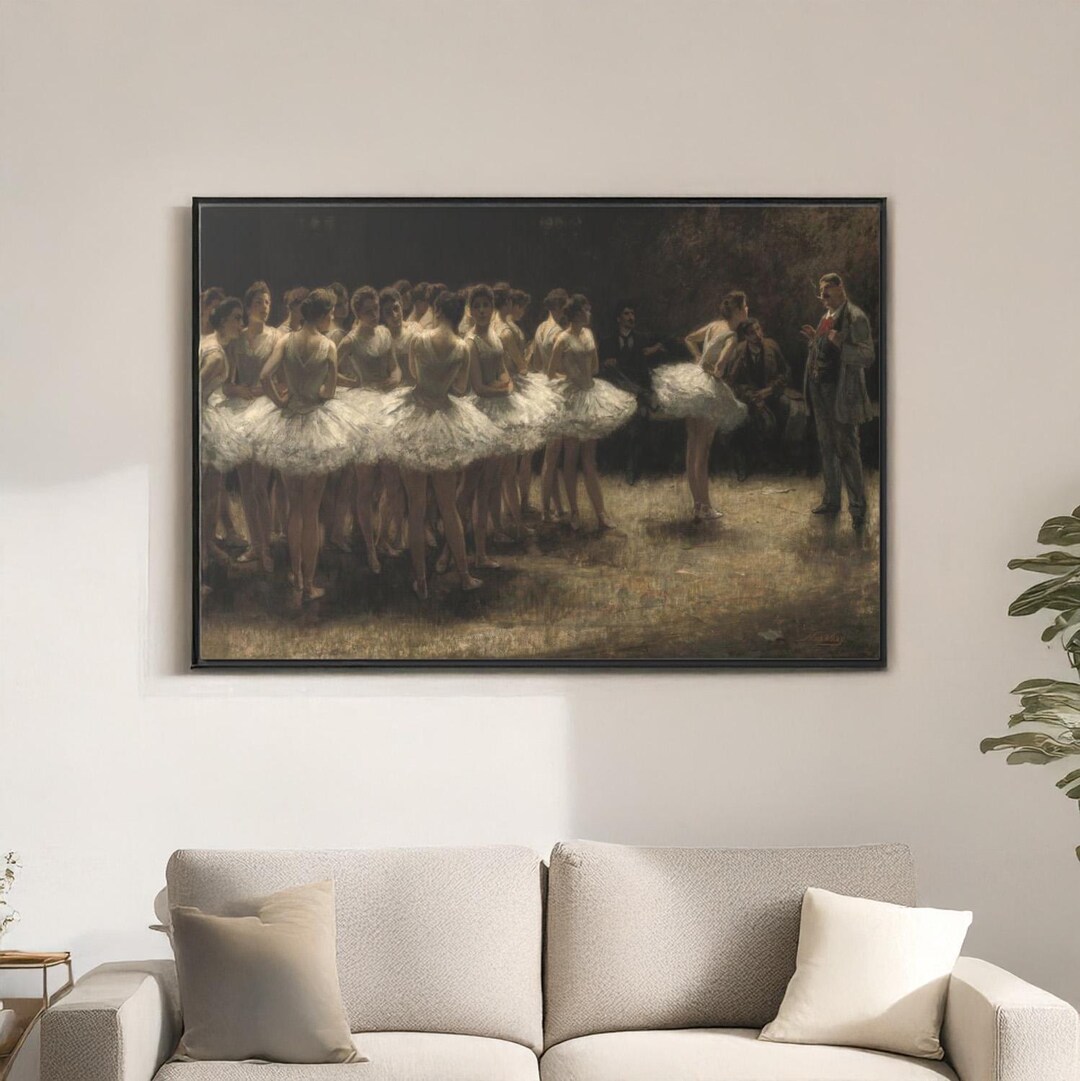 The Strike of the Ballerinas Print, Ballet Wall Art - Etsy