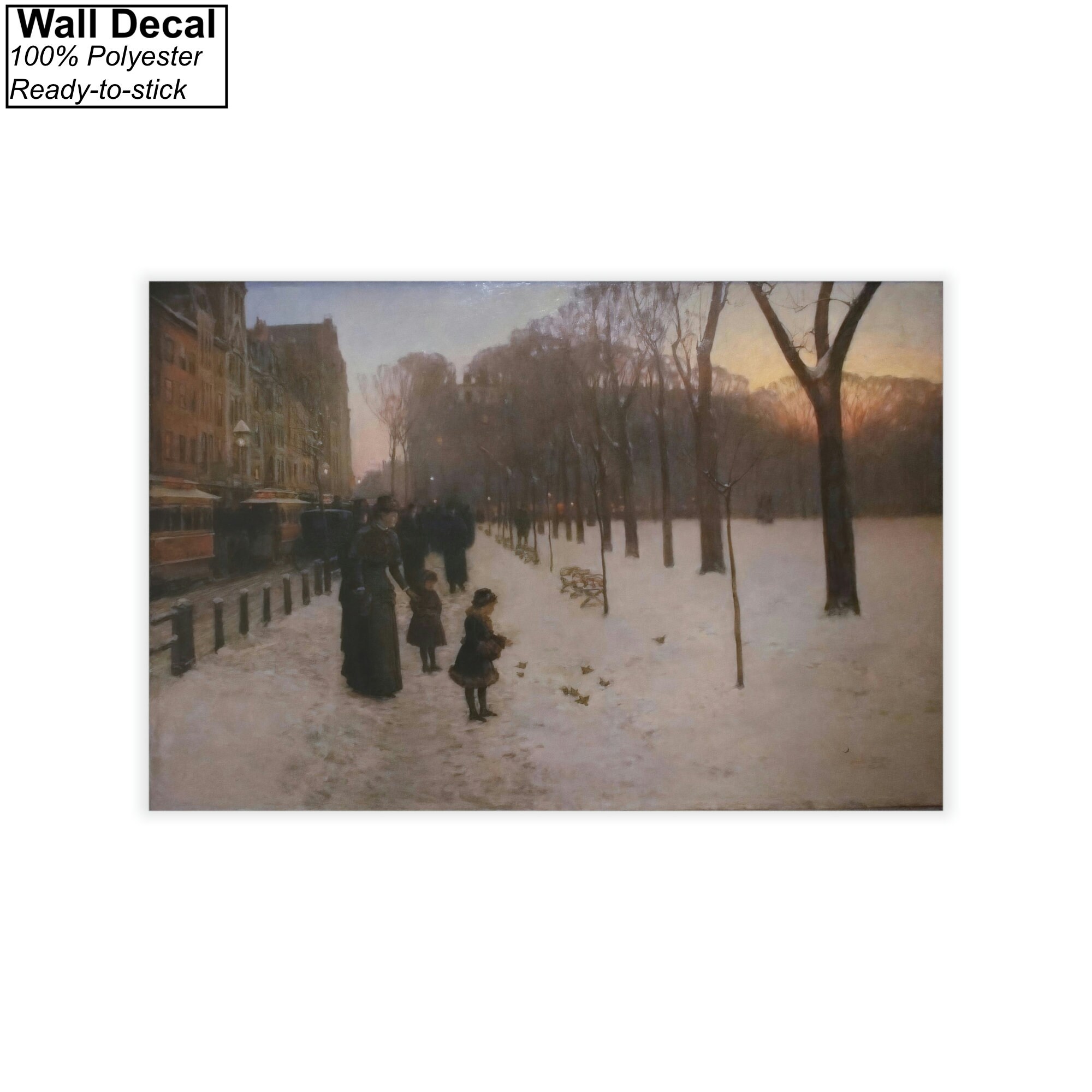 Childe Hassam: Boston Common at Twilight - American Impressionism ...
