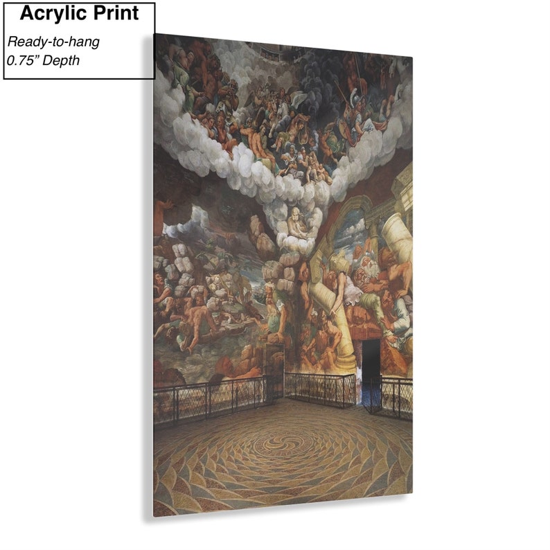 Giulio Romano Fall of the Giants Canvas/poster Wall Art - Etsy