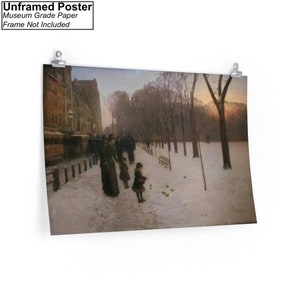 Childe Hassam: Boston Common at Twilight - American Impressionism ...