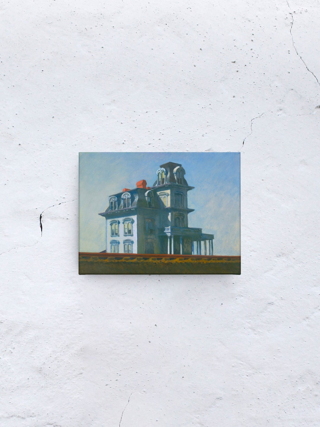 Edward Hopper House by the Railroad Canvas/poster Wall Art, Realism ...