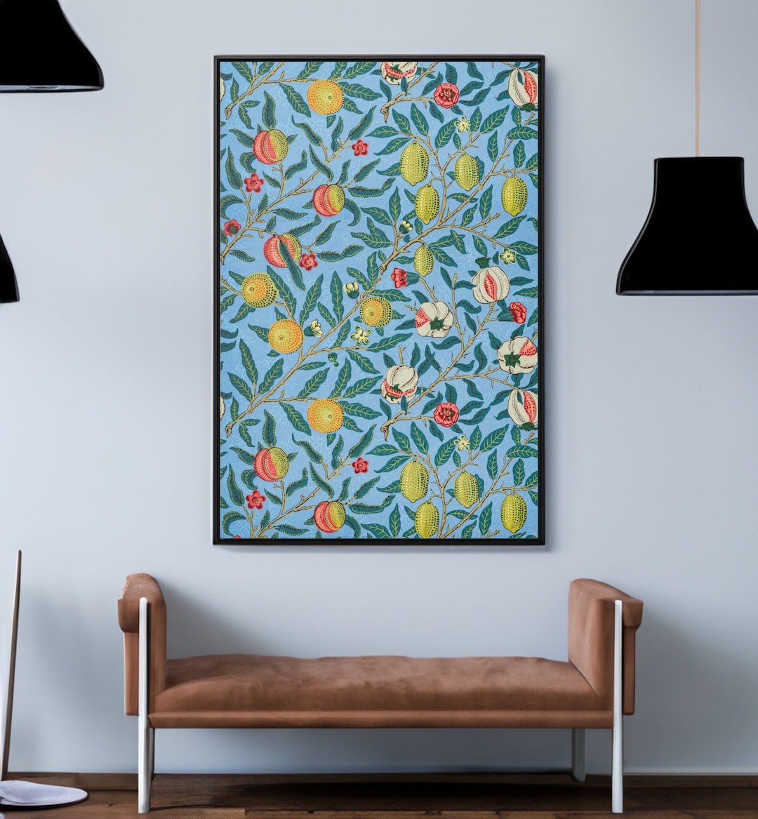 William Morris Four Fruits Canvas/poster Wall Art Reproduction, Art ...