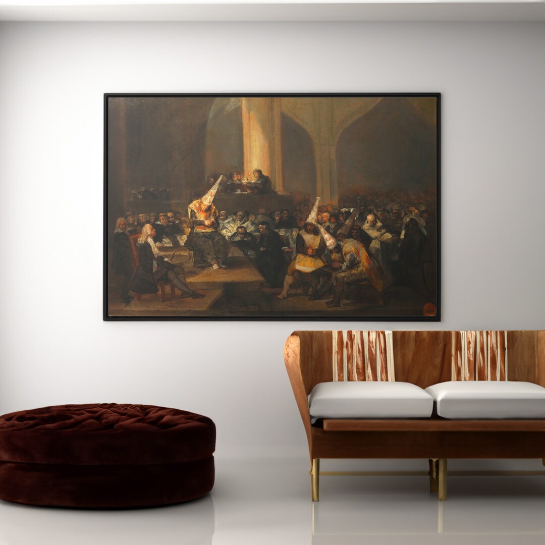 Francisco Goya the Inquisition Tribunal Canvas/poster Wall Art ...