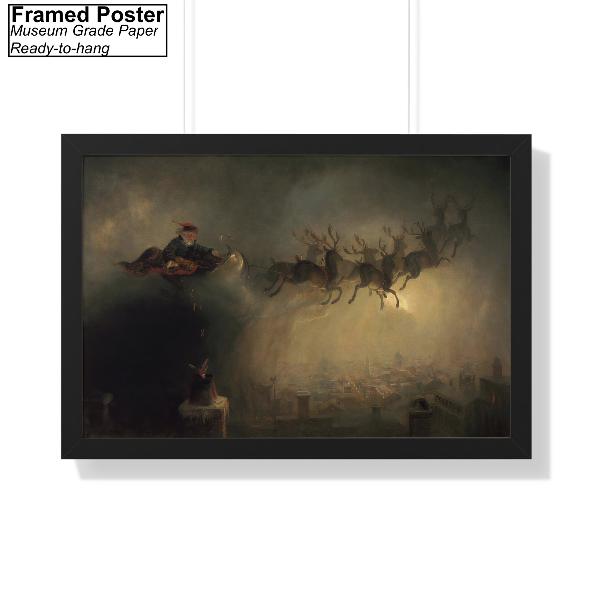 Santa Claus by William Holbrook Beard Canvas/poster Wall Art ...