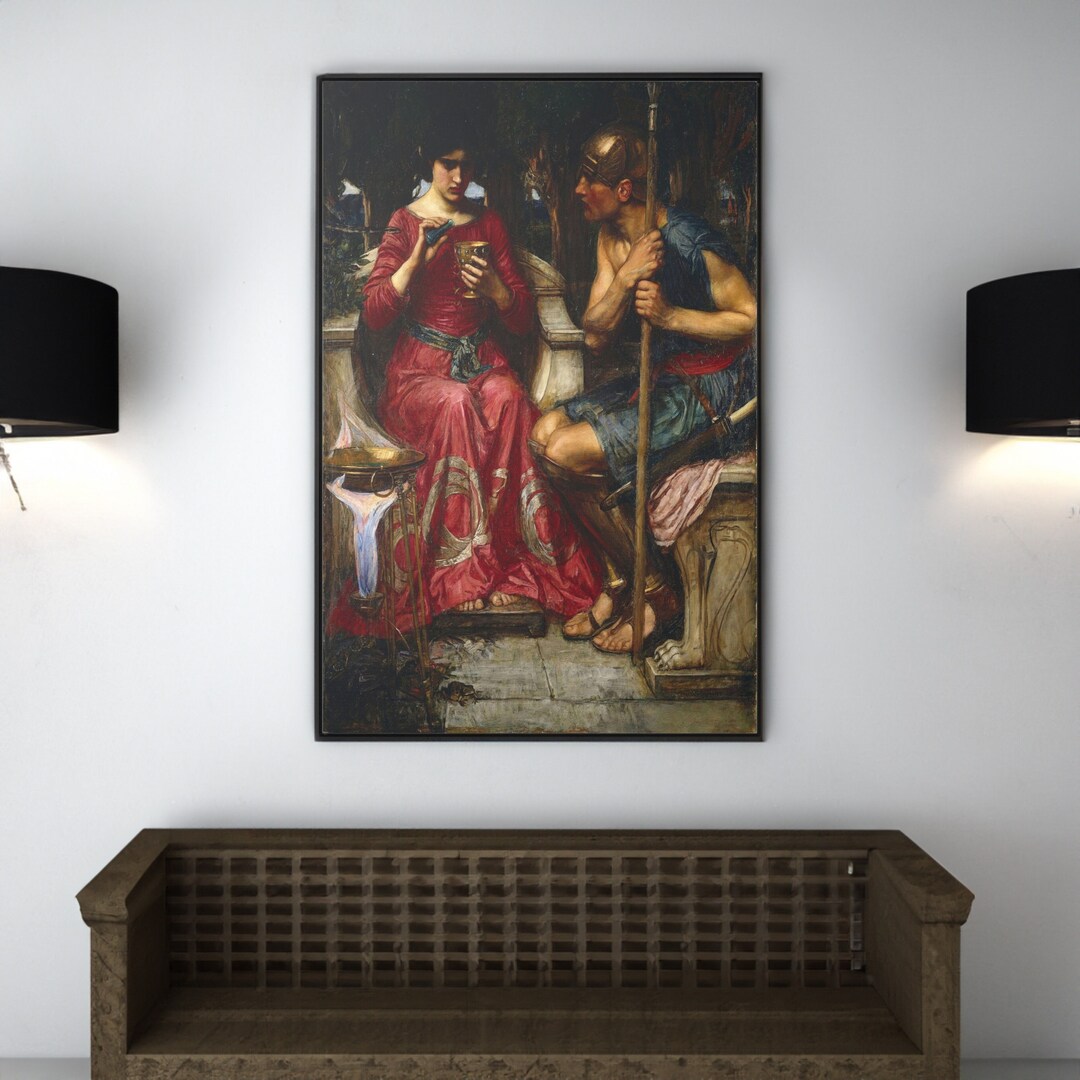 Jason and Medea Art Print, John William Waterhouse, Mythology Wall ...