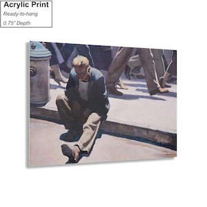 Maynard Dixon Forgotten Man (1934) Canvas/poster Art Reproduction ...