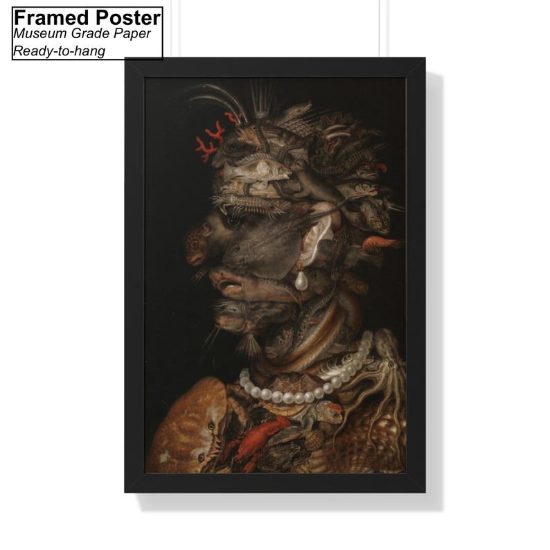 Giuseppe Arcimboldo Water Canvas/poster Wall Art Reproduction ...