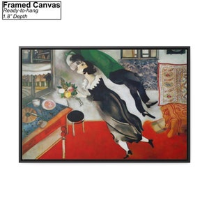 The Birthday by Marc Chagall Canvas/poster Wall Art Reproduction ...