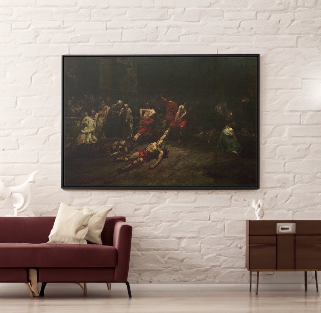 Spoliarium by Juan Luna Canvas/poster Wall Art Reproduction - Etsy