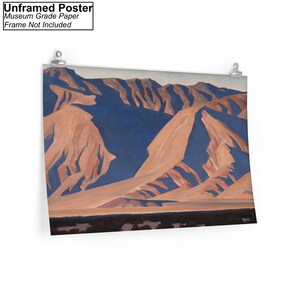 Maynard Dixon Inyo Mountains Canvas/poster Wall Art Reproduction ...
