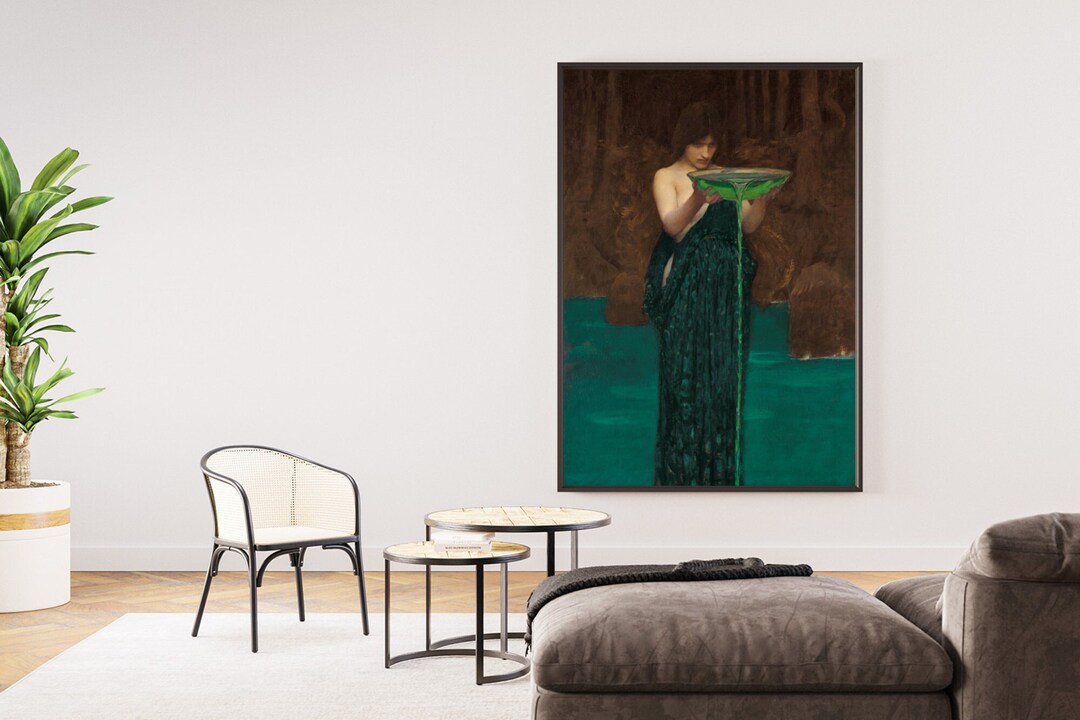 John William Waterhouse Circe Invidiosa Canvas/poster Wall Art ...
