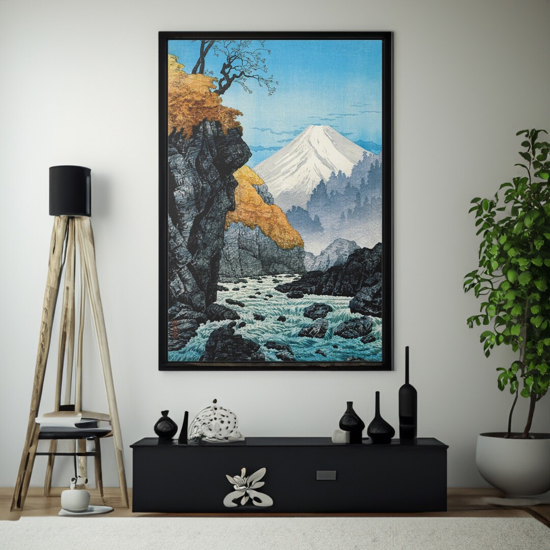 Foot of Mount Ashitaka (1932) by Hiroaki Takahashi Canvas/poster Wall ...