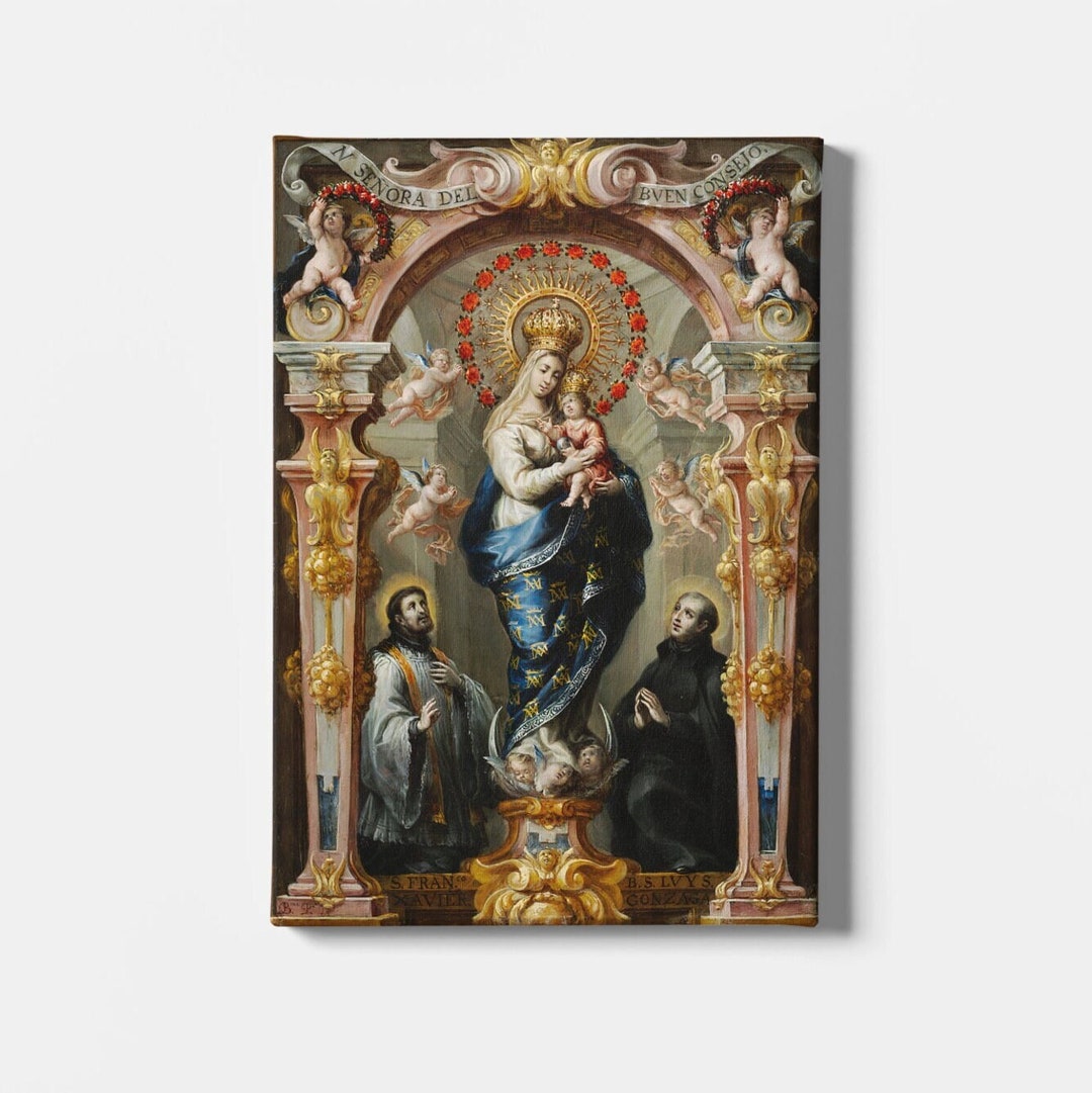 Our Lady of Good Counsel by Bartolome Perez Canvas/poster Wall Art ...