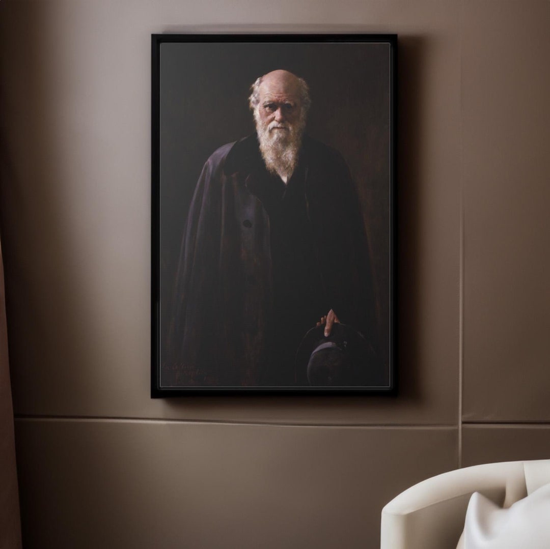 Charles Robert Darwin by John Collier Canvas/poster Wall Art ...