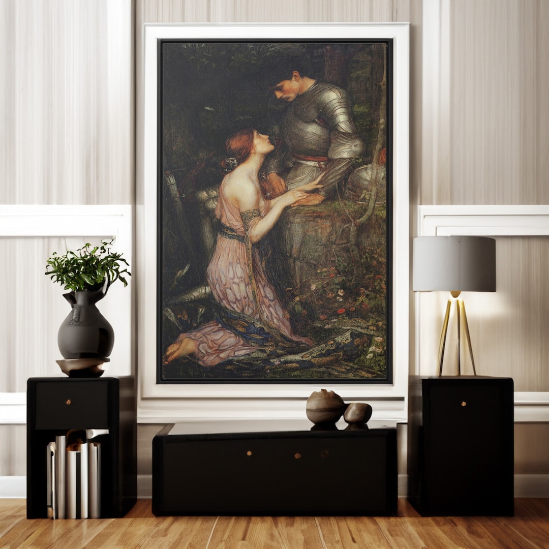 John William Waterhouse Lamia Soldier Canvas/poster Wall Art ...