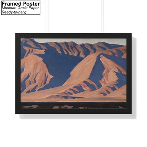 Maynard Dixon Inyo Mountains Canvas/poster Wall Art Reproduction ...