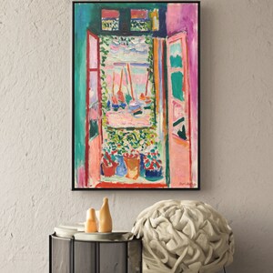 Henri Matisse Open Window Canvas/poster Wall Art, Expressionism Art ...