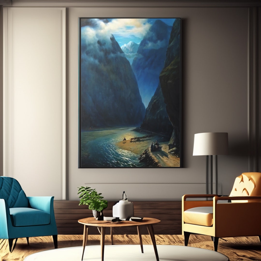 Ivan Aivazovsky Darial Gorge Canvas/poster Wall Art Reproduction ...