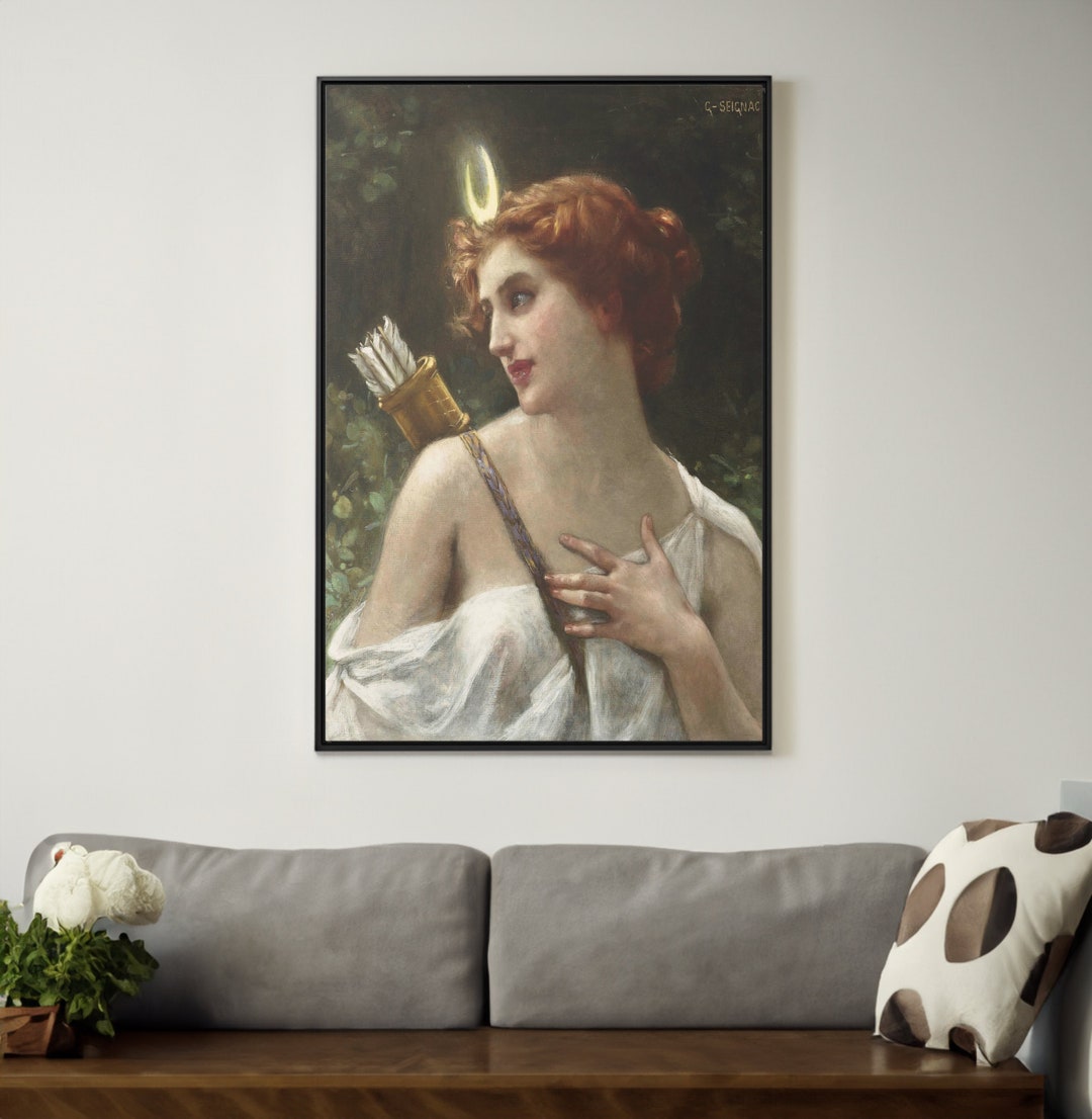 Guillaume Seignac Diana the Huntress Canvas Wall Art - Etsy Canada