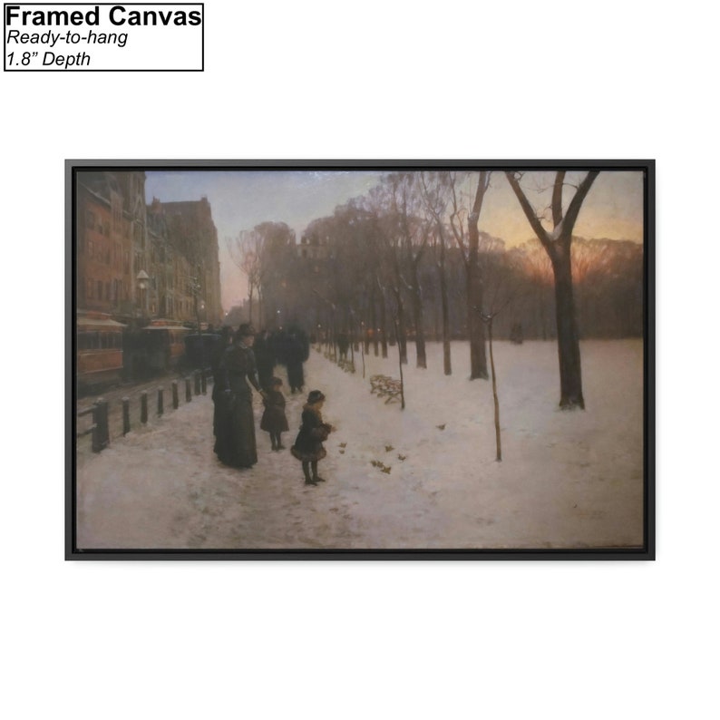 Childe Hassam: Boston Common at Twilight - American Impressionism ...