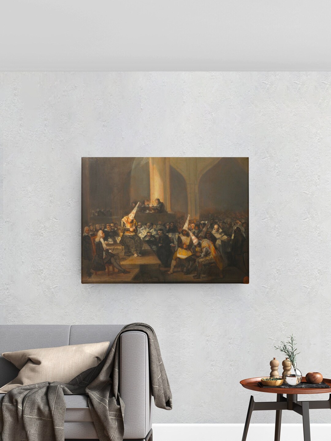 Francisco Goya the Inquisition Tribunal Canvas/poster Art - Etsy