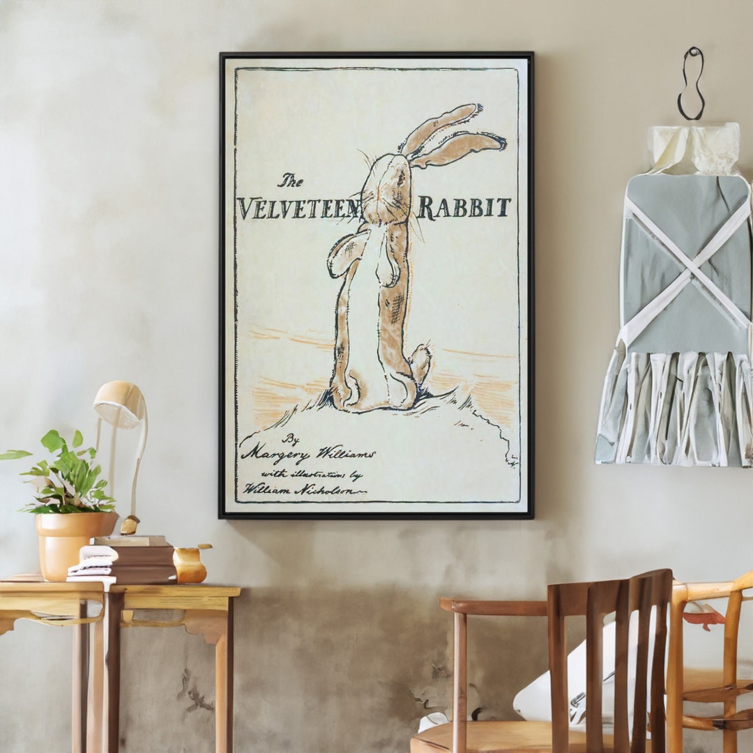 The Velveteen Rabbit Book Cover Canvas poster Art Reproduction Vintage The Velveteen Rabbit Book Cover Canvas poster Art Reproduction Vintage