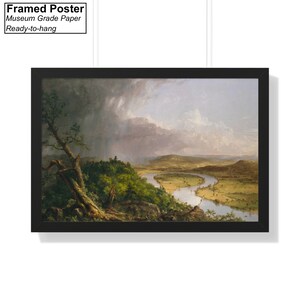 Thomas Cole the Oxbow Canvas/poster Wall Art Reproduction, Romanticism ...
