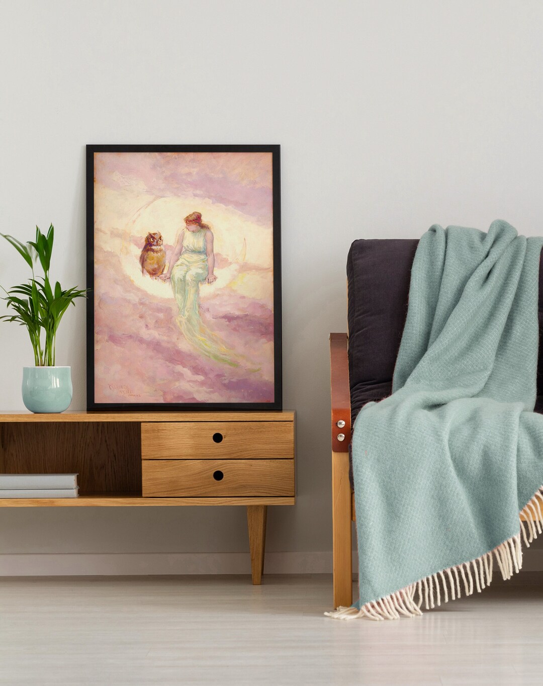 Frederick Stuart Church Art Print: Witch's Daughter, Moon Goddess ...