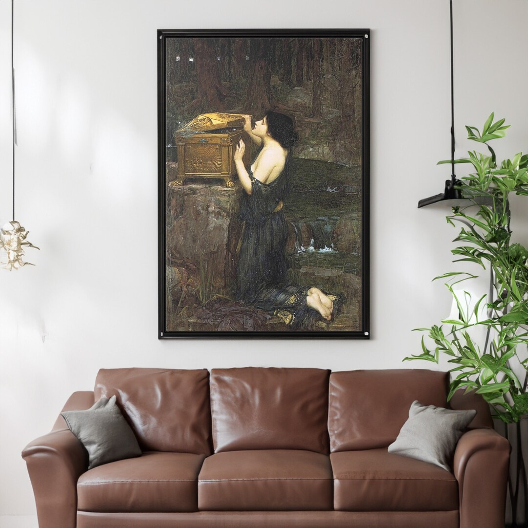 Waterhouse Pandora Art Print: Romanticism Mythology Wall Decor - Etsy