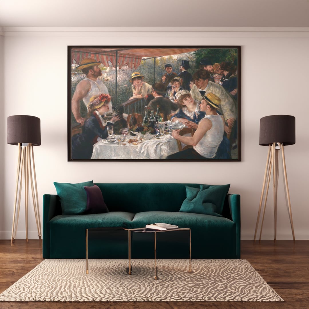 Luncheon of the Boating Party by Pierre Auguste Renoir Canvas/poster ...