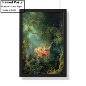 Fragonard the Swing Canvas/poster Wall Art, Rococo Art, French Art Deco ...