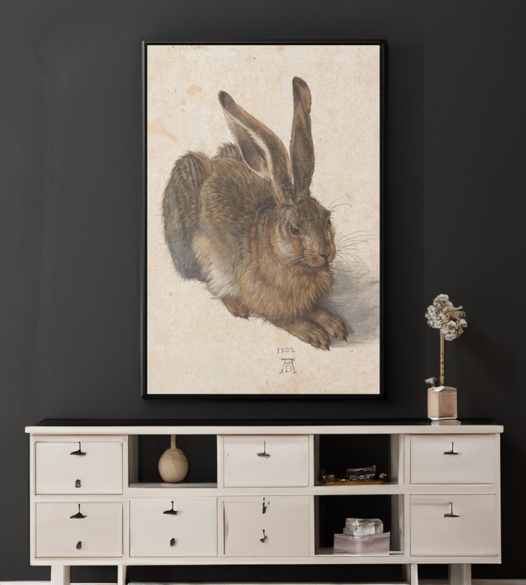 Albrecht Durer Young Hare Canvas/poster Art Reproduction, Animal Wall ...