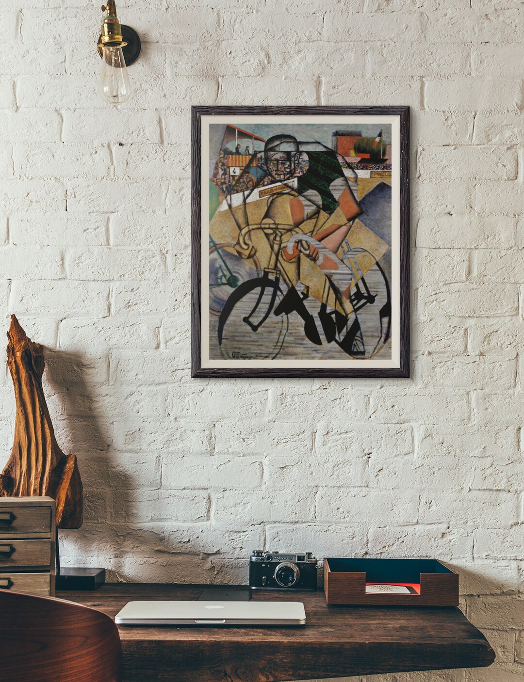 Jean Metzinger at the Cycle Race Track Canvas/poster Wall Art ...