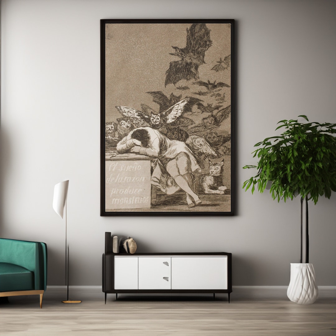 Goya Caprichos Art Print: Bat Art, Museum Poster - Etsy